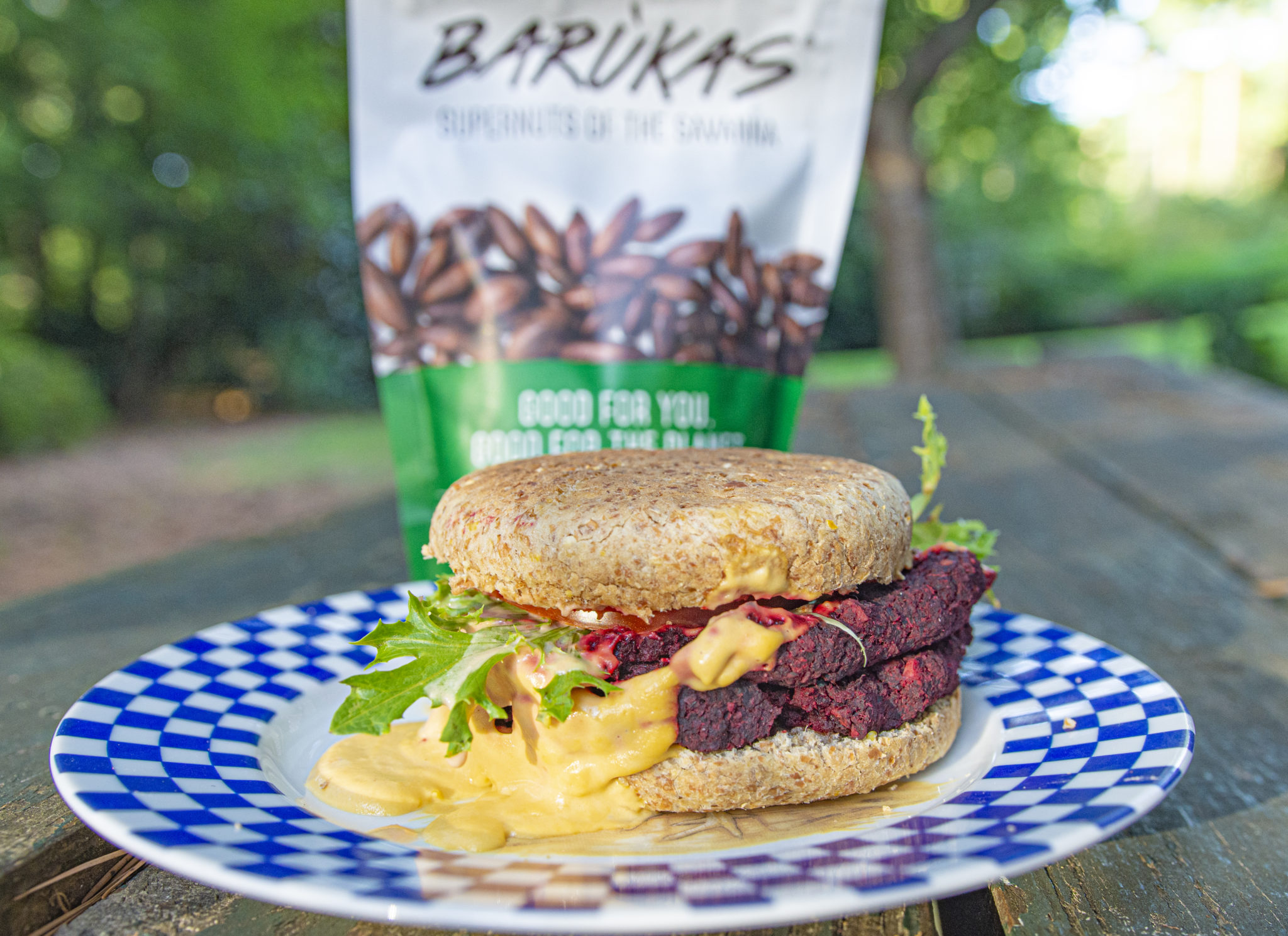 Barùka Veggie Burger - Laura's Vegan Table