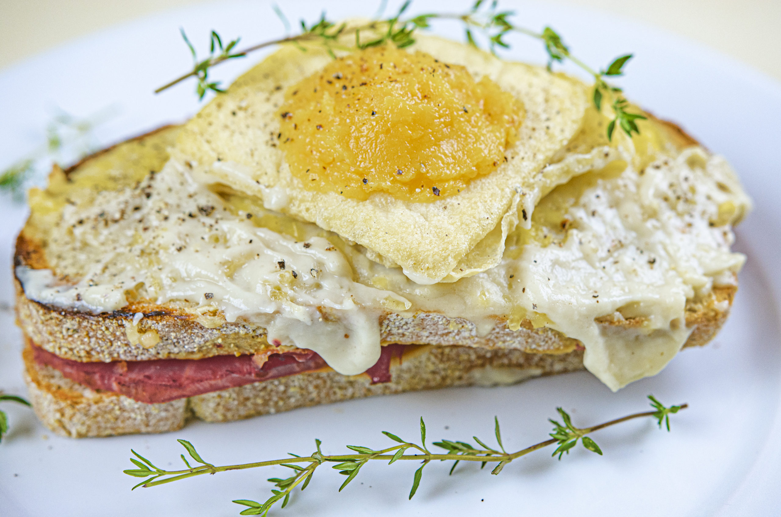 Croque Madame - Laura's Vegan Table