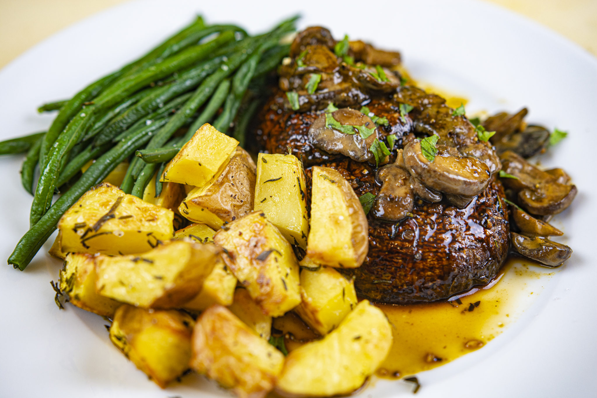 Portobello "Filet Mignon" - Laura's Vegan Table